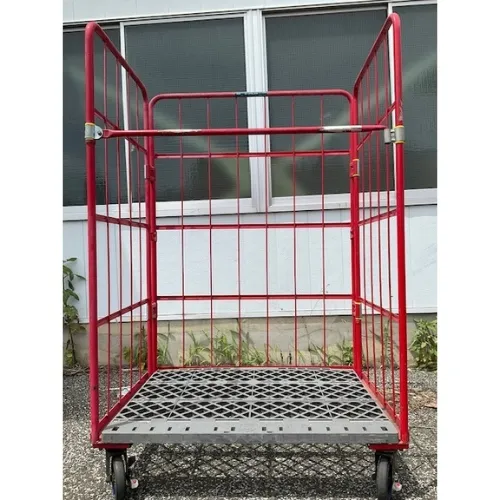 中古 カゴ台車 ワコーパレット W1100×D800×H1700 | 物流機器リユース＆レンタルのマテバンク